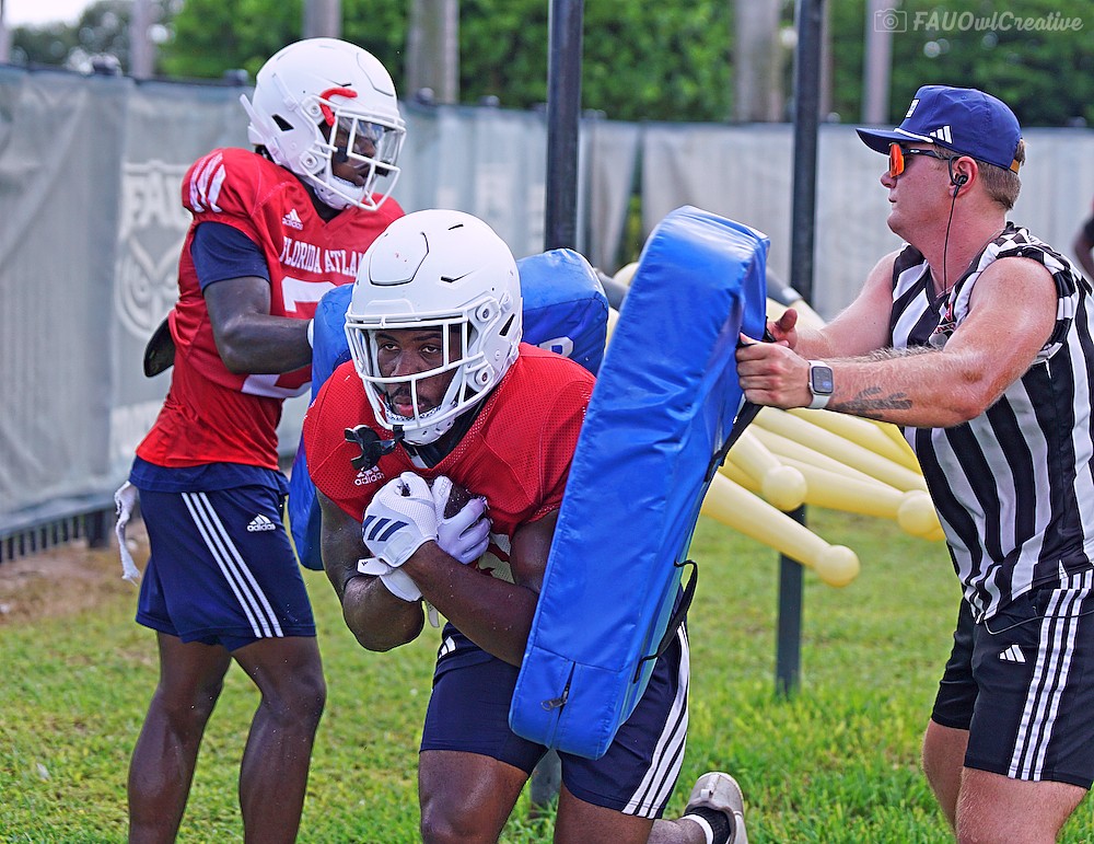 2025 FAU Football Fall Camp Day 4 - The Running Backs
